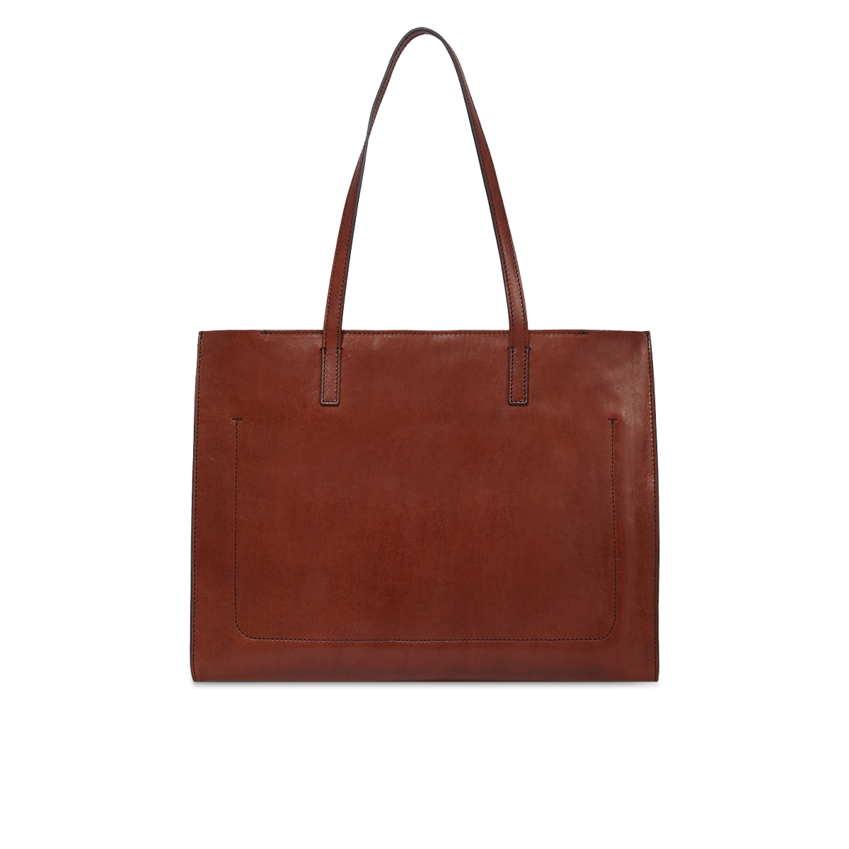 Borsa shopper pelle MARRONE/ORO | The Bridge